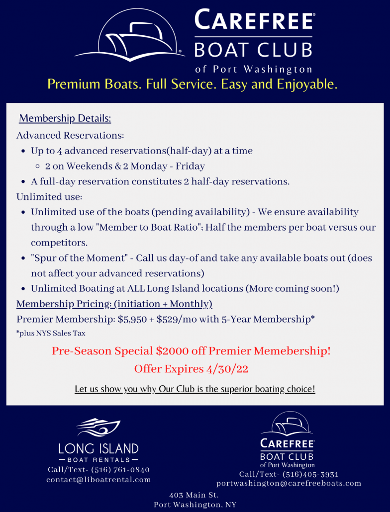 BoatClub | Long Island Boat Rentals